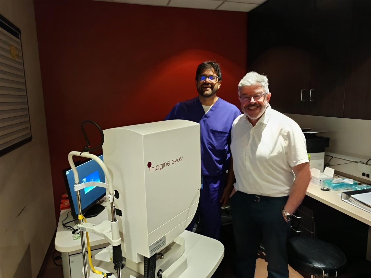 New rtx1 retinal camera installed in Baltimore, USA • Imagine Eyes